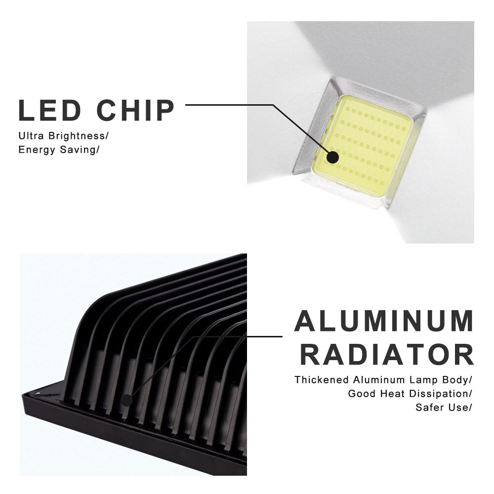 10W 20W 30W 50W 100W LED Flood Lights IP65 Waterpr... – Grandado