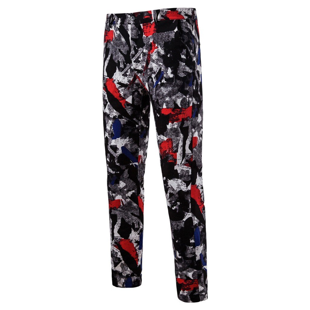 Joycosin Winter Men's Pants Multicolor Graffiti me... – Grandado