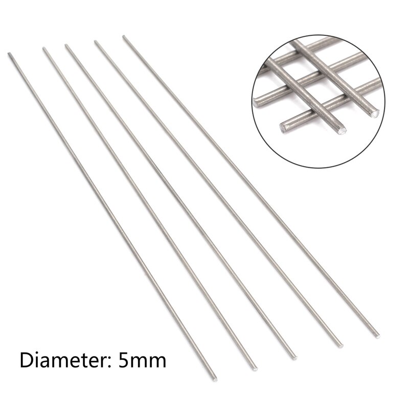 1 round titanium rods with a diameter of 5mm and a... – Grandado