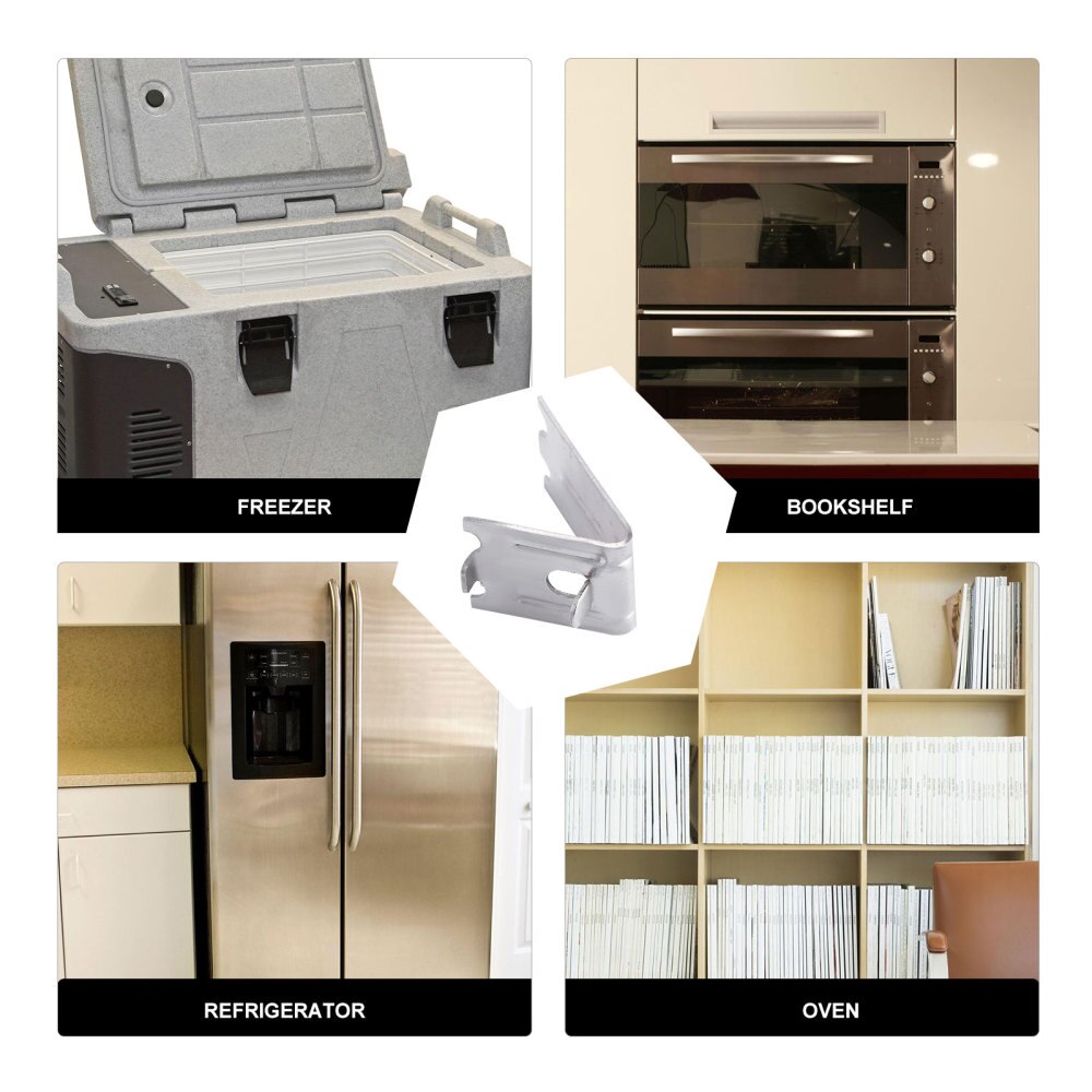 20pcs Stainless Steel Freezer Shelf Clip Replaceme... – Grandado