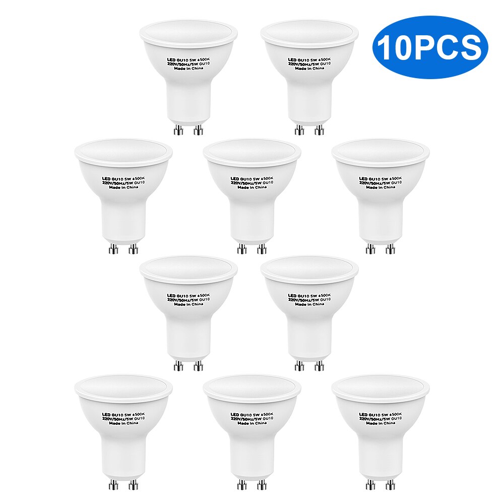 1/4/10Pcs Led Lamp Koel Wit 5W Led Gu10 Lamp 50W h... – Grandado