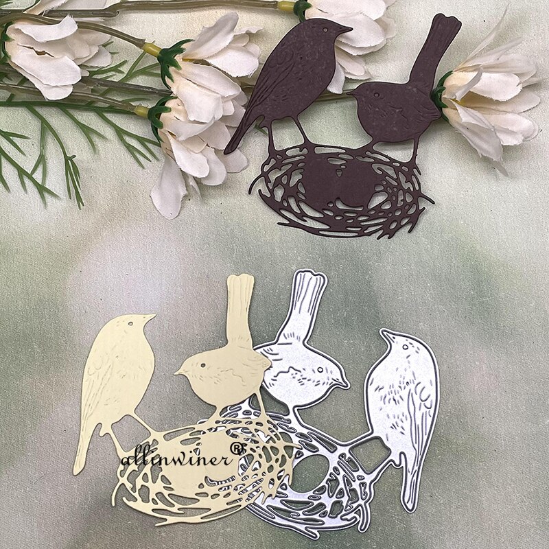 Bird nest egg decoration Metal Cutting Dies Stenci... – Grandado