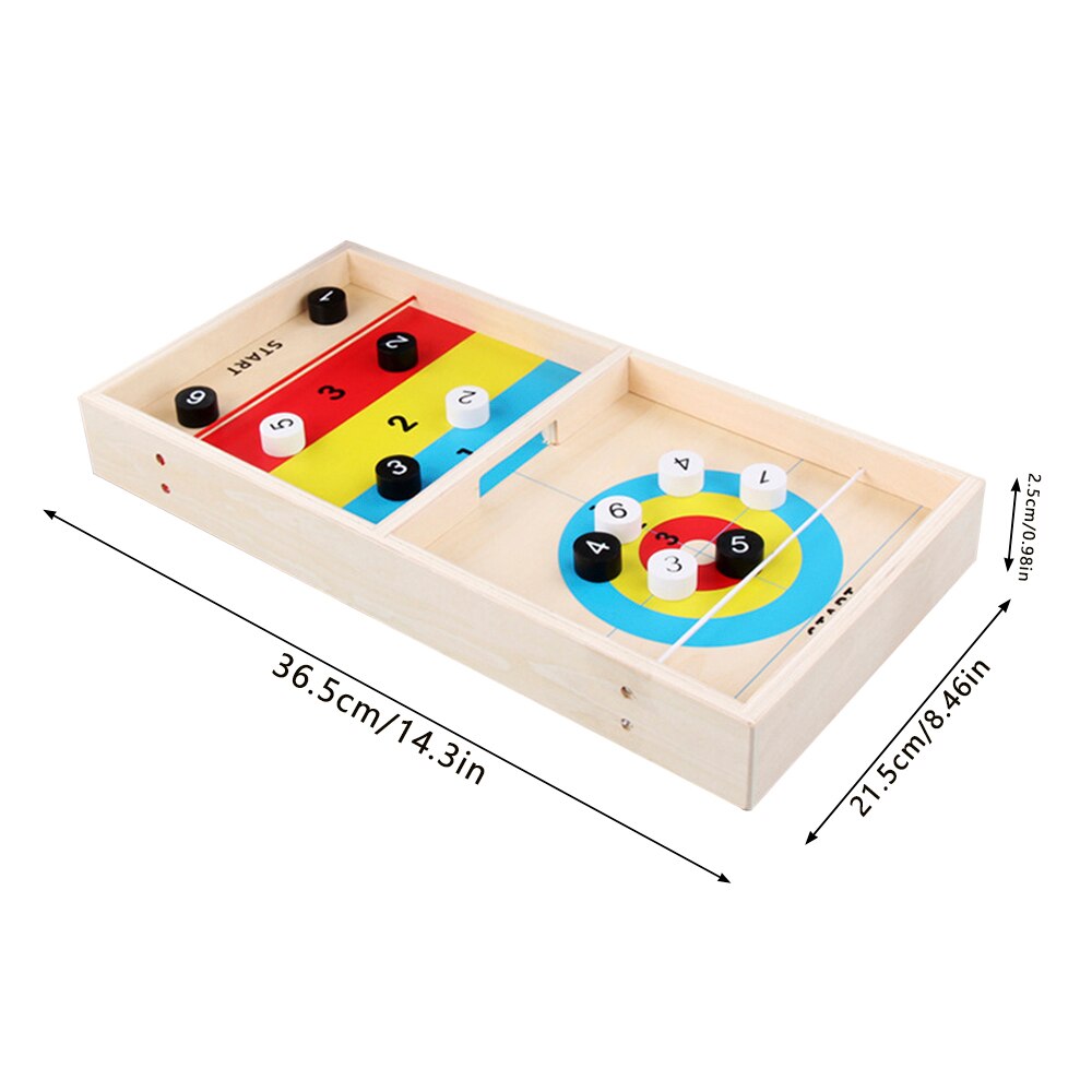 Table Hockey Game Catapult Chess Bumper Board Game... – Vicedeal