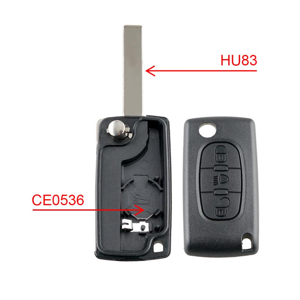 Remote Key Case Voor Citroen C2 C3 C4 C5 C6 Flip V... – Grandado