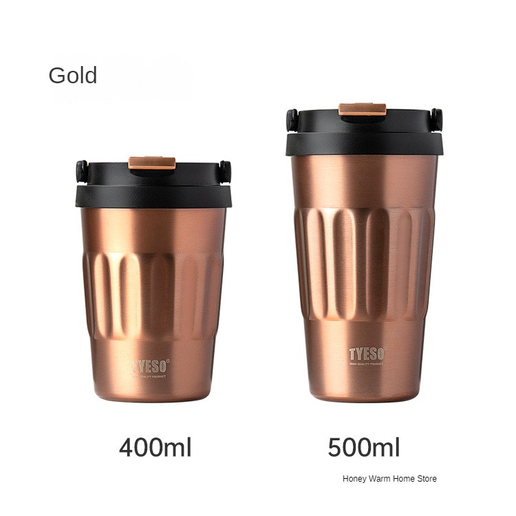 TYESO Thermosflessen Thermos Waterflessen 400 ml/5... – Grandado