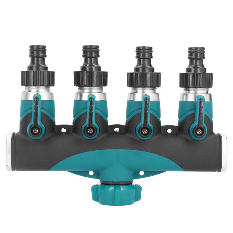 3/4 Inch 4 Way Hose Splitter Metal Valve Water Dis... – Vicedeal