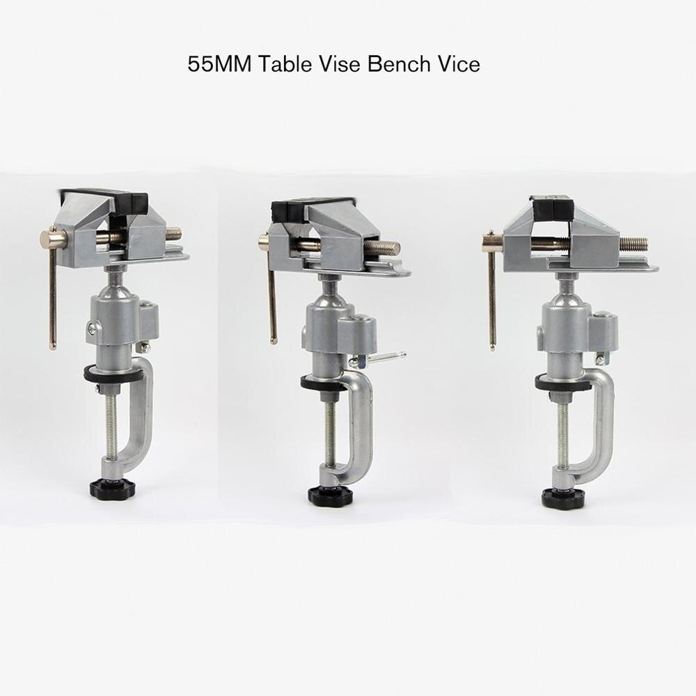 2 in 1 Table Vise Bench Vice Aluminium Alloy 360 D... – Vicedeal