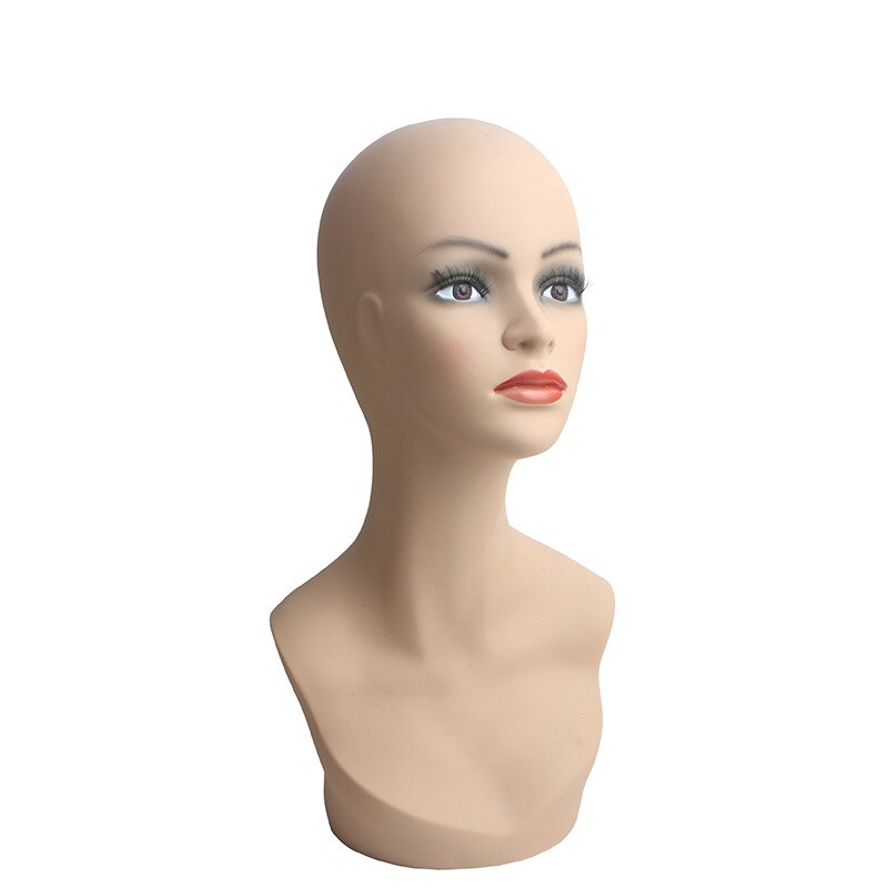 PVC Female Mannequin Head For Hair Wig Jewelry Sca... – Vicedeal