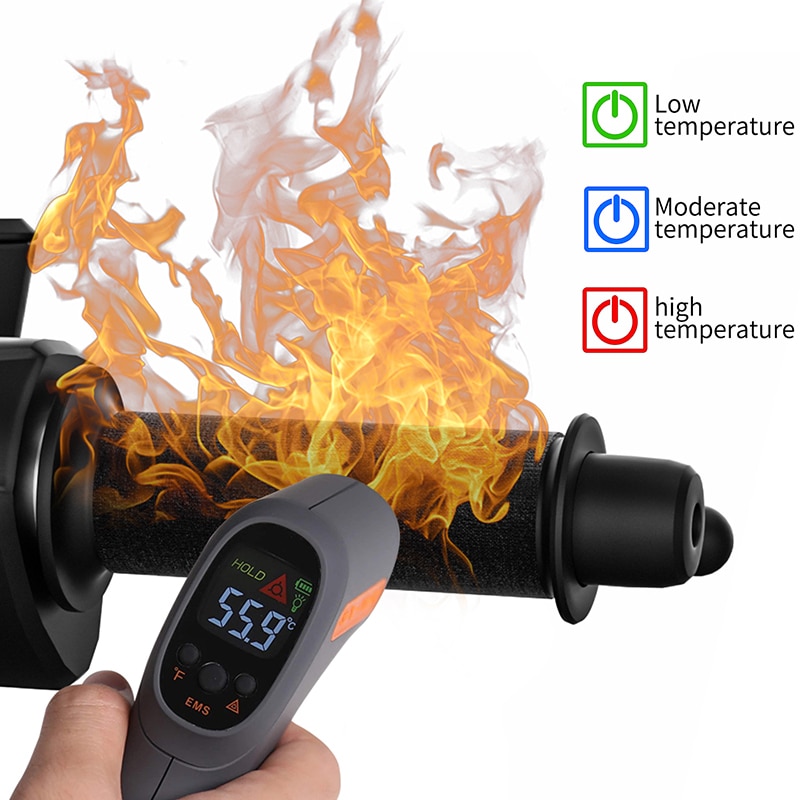 Universal 12V Motorcycle Electric Heating Handl Heated Grips Inserts ...