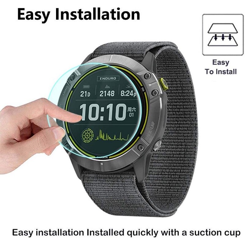 10 Stuks Screen Protector Voor Garmin Enduro Ronde... – Vicedeal