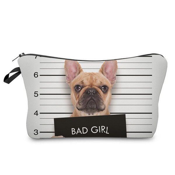 Deanfun 3D Gedruckt Kosmetik Taschen Nette Mops Fr... – Vicedeal
