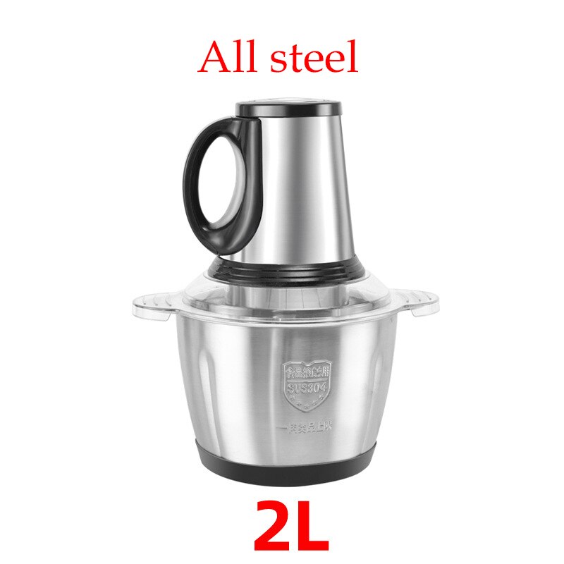 2L/3L 2 Speeds Stainless Steel Electric Chopper Me... – Vicedeal