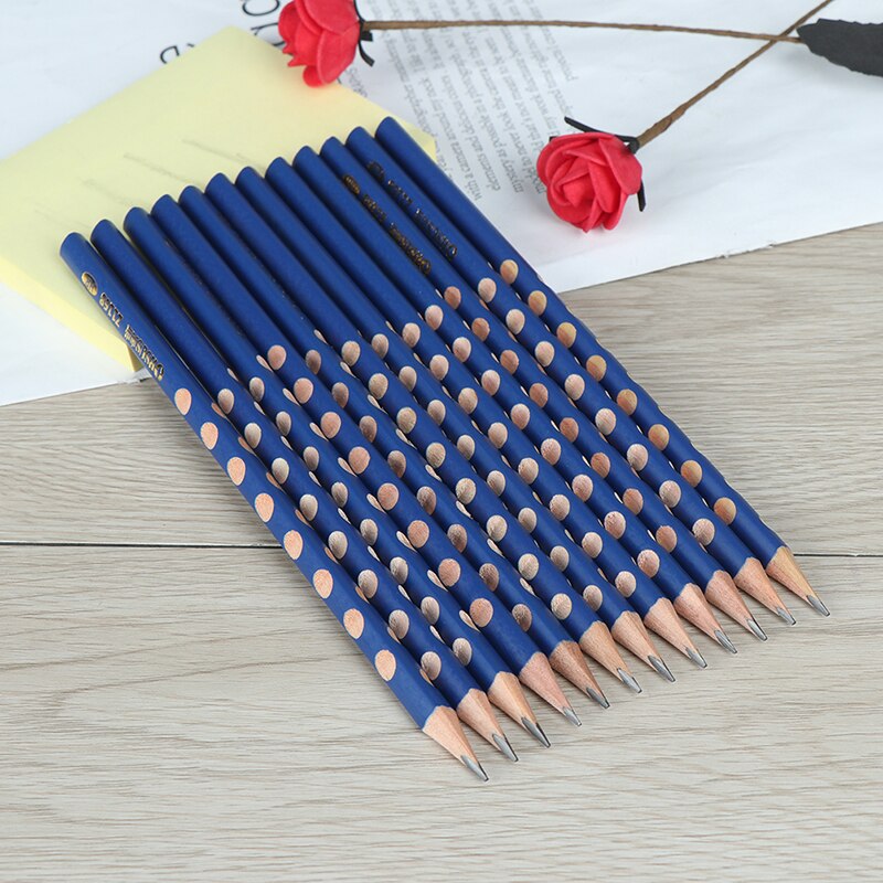 12Pcs/box Groove Slim Triangle Wooden HB Correctio... – Grandado