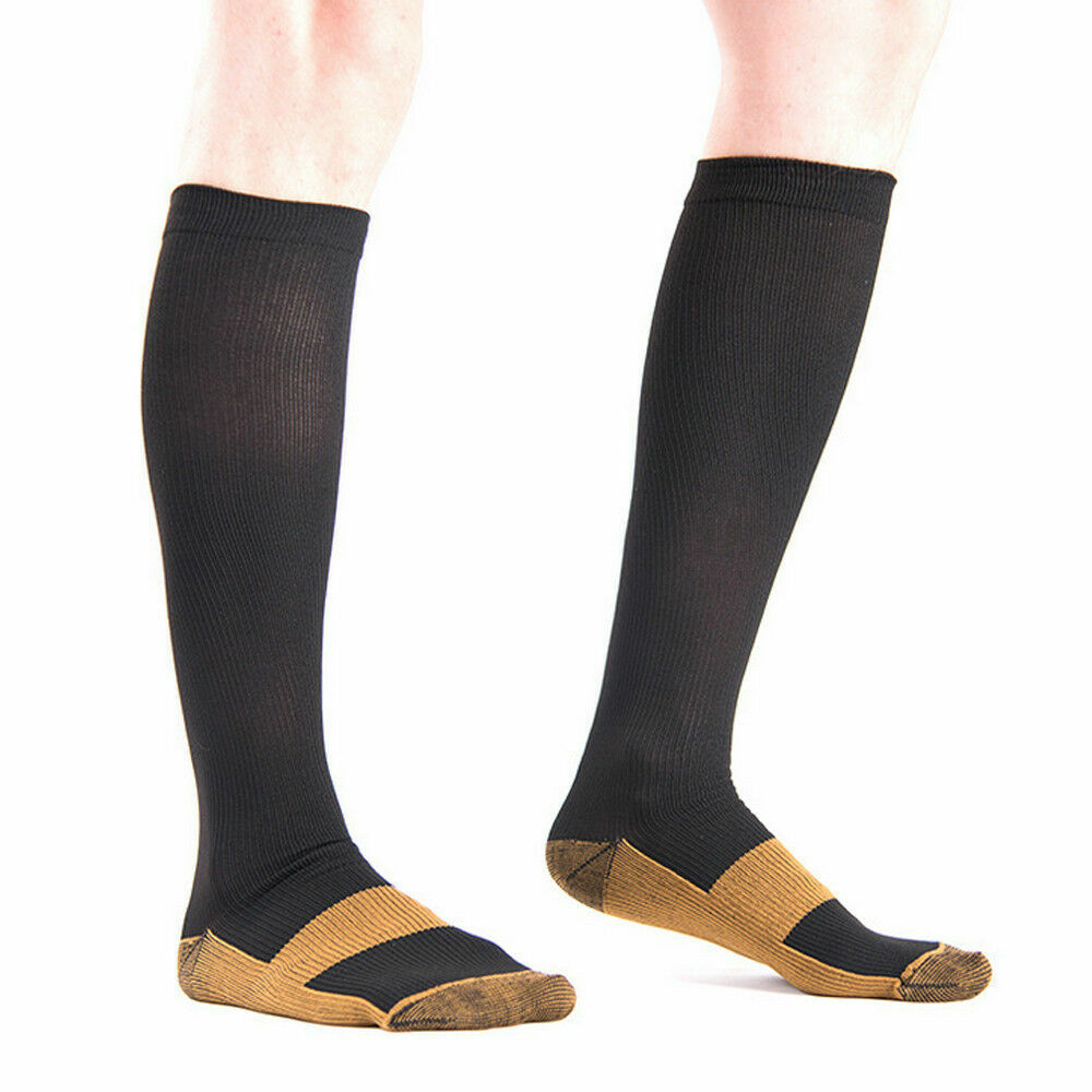 Unisex Copper Infused Compression Graduated Men Wo... – Grandado