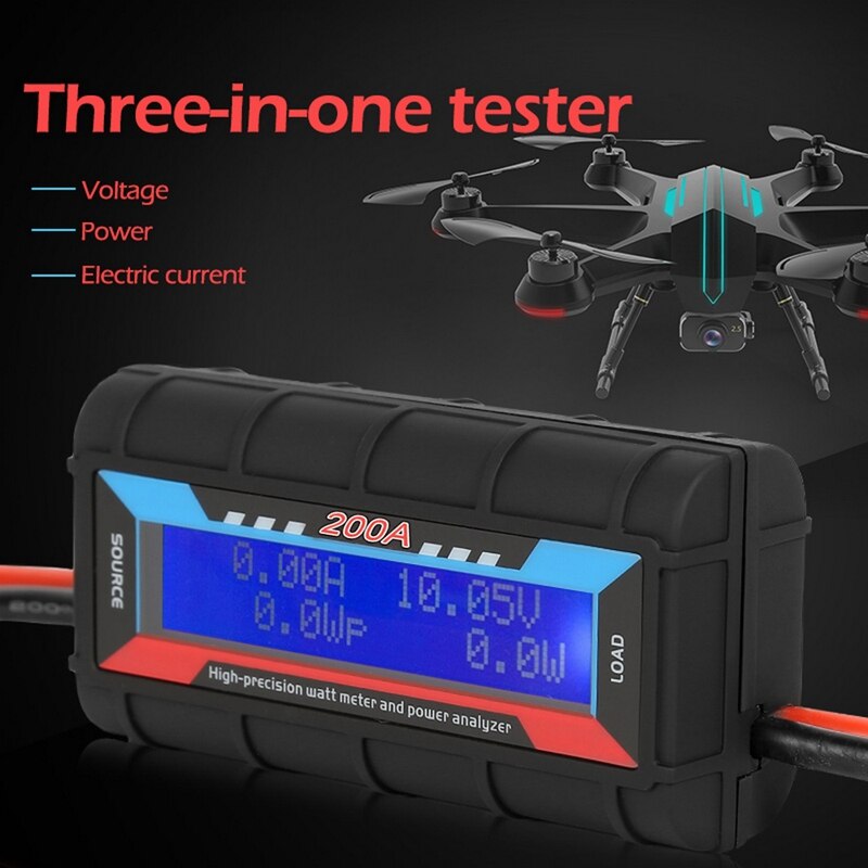 200A Voltmeter Ammeter RC Car Battery Tester Volta... – Grandado