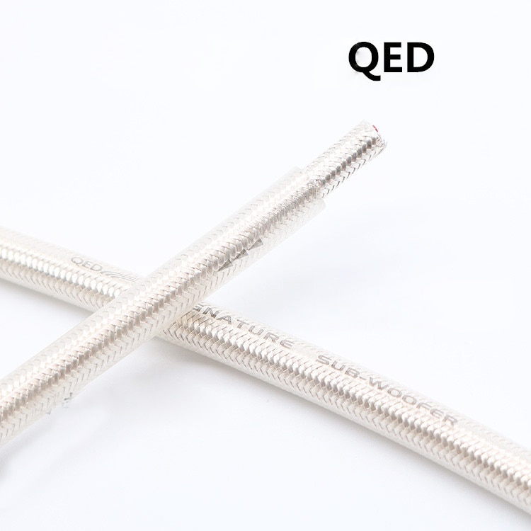 Per Meter QED 4 core Silver Plated RCA Audio Cable... – Grandado