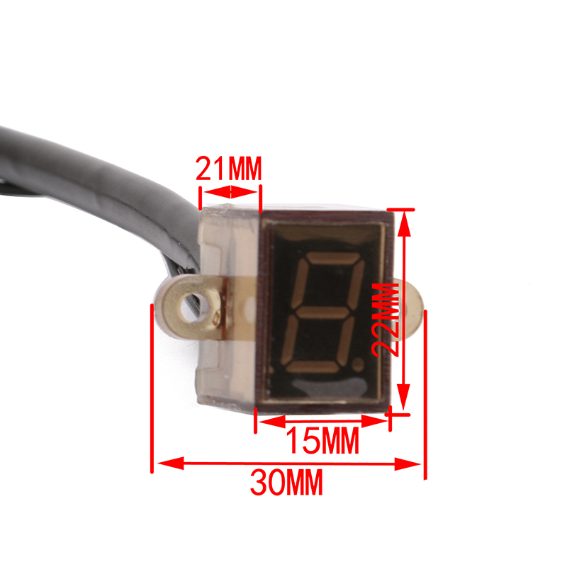 LED Universal Digital Gear Indicator Motorcycle Di... – Grandado