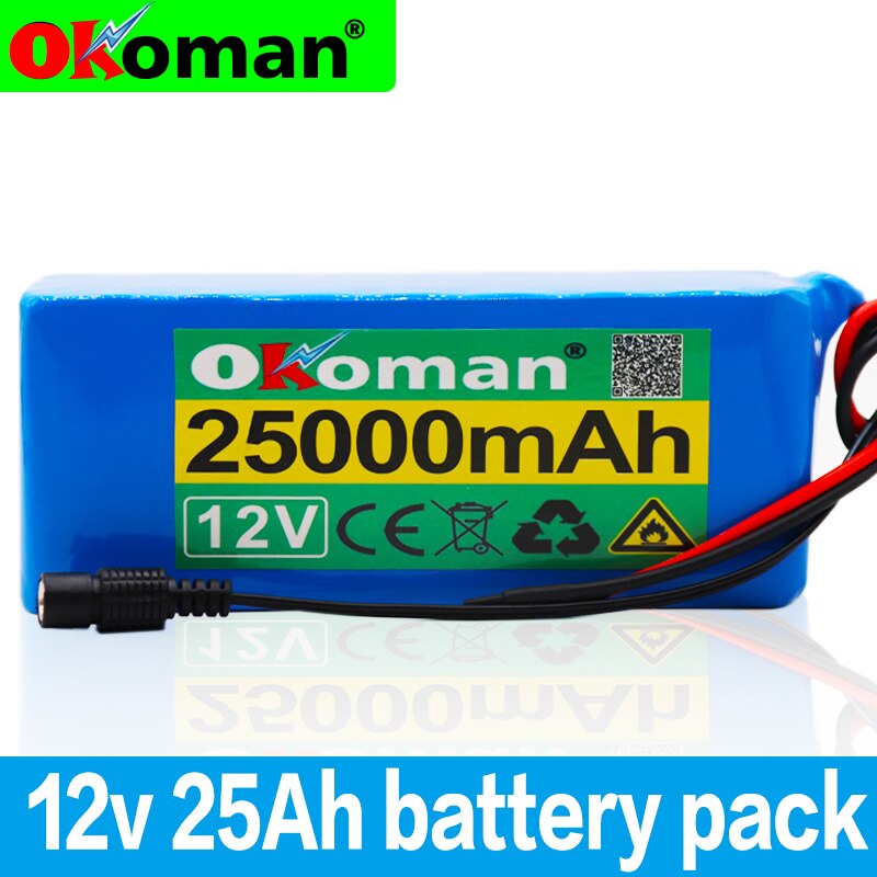 original 18650 Battery pack Large capacity 12v 25a... – Grandado