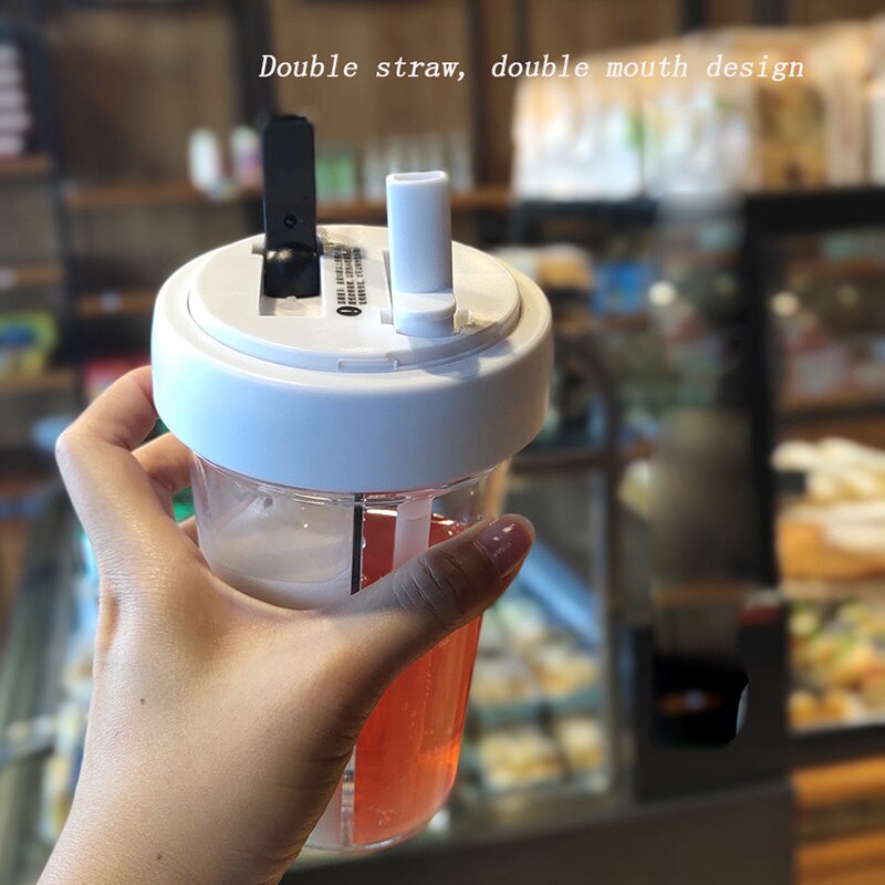 Bubble Tea Tumbler Portable Dual-Use Drinking Cup ... – Grandado