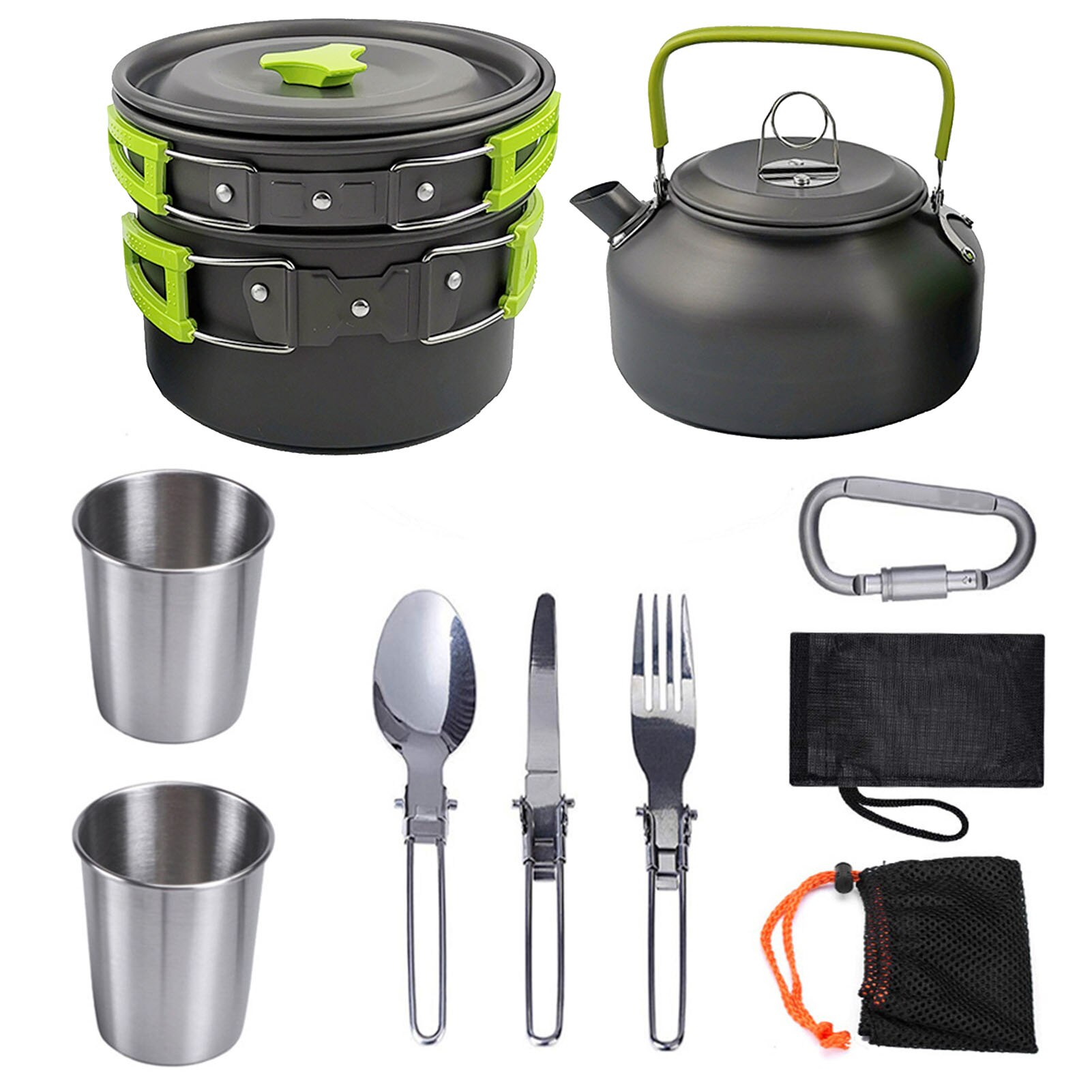 Outdoor Ultralight Camping Cookware Mess Kit with ... – Vicedeal