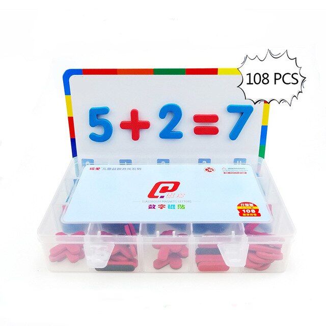 208PCS Magnetic Foam Letters Teaching Aids Alphabe... – Grandado