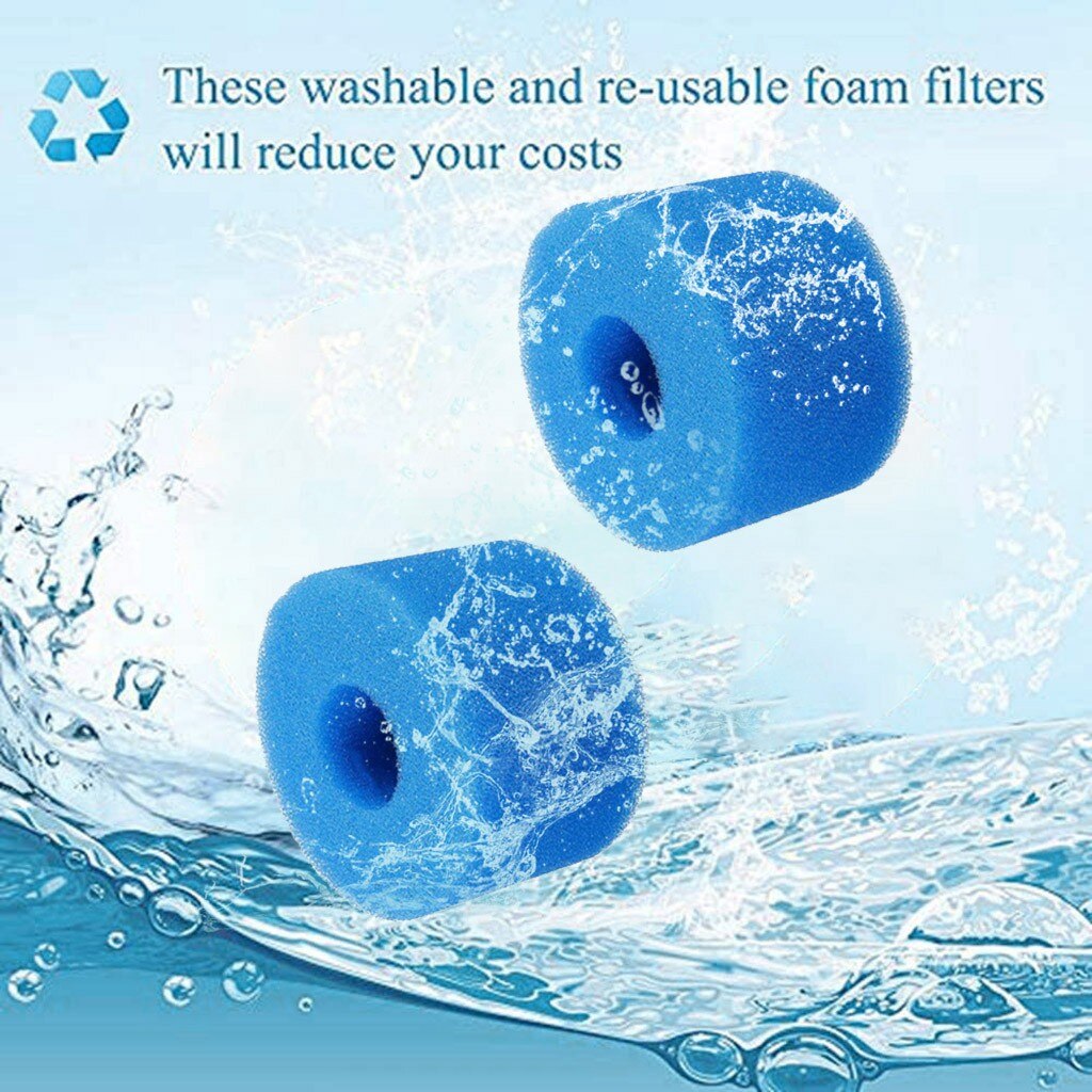 2Pcs Wasbare Spons Schuim Cartridge Geschikt Herbr... – Grandado