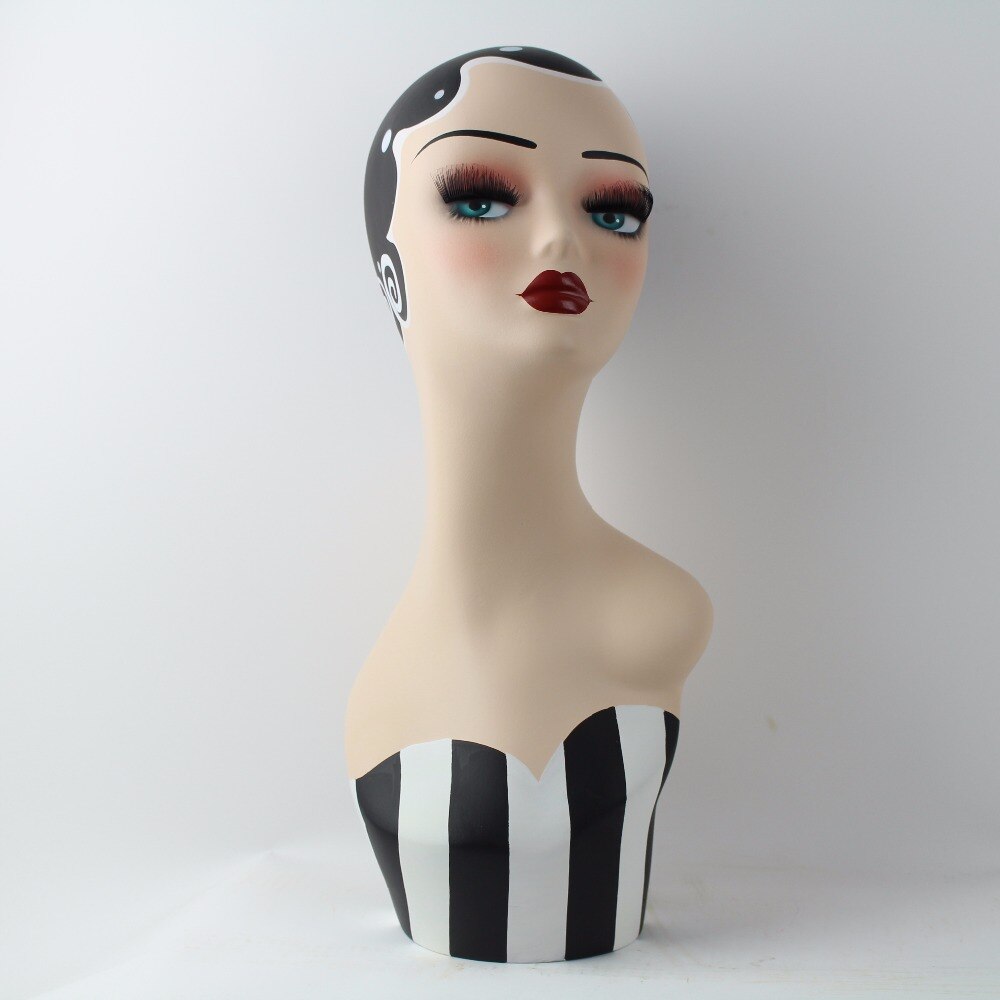 Vintage Hand Painted Makeup Female Manequin Maniki... – Vicedeal