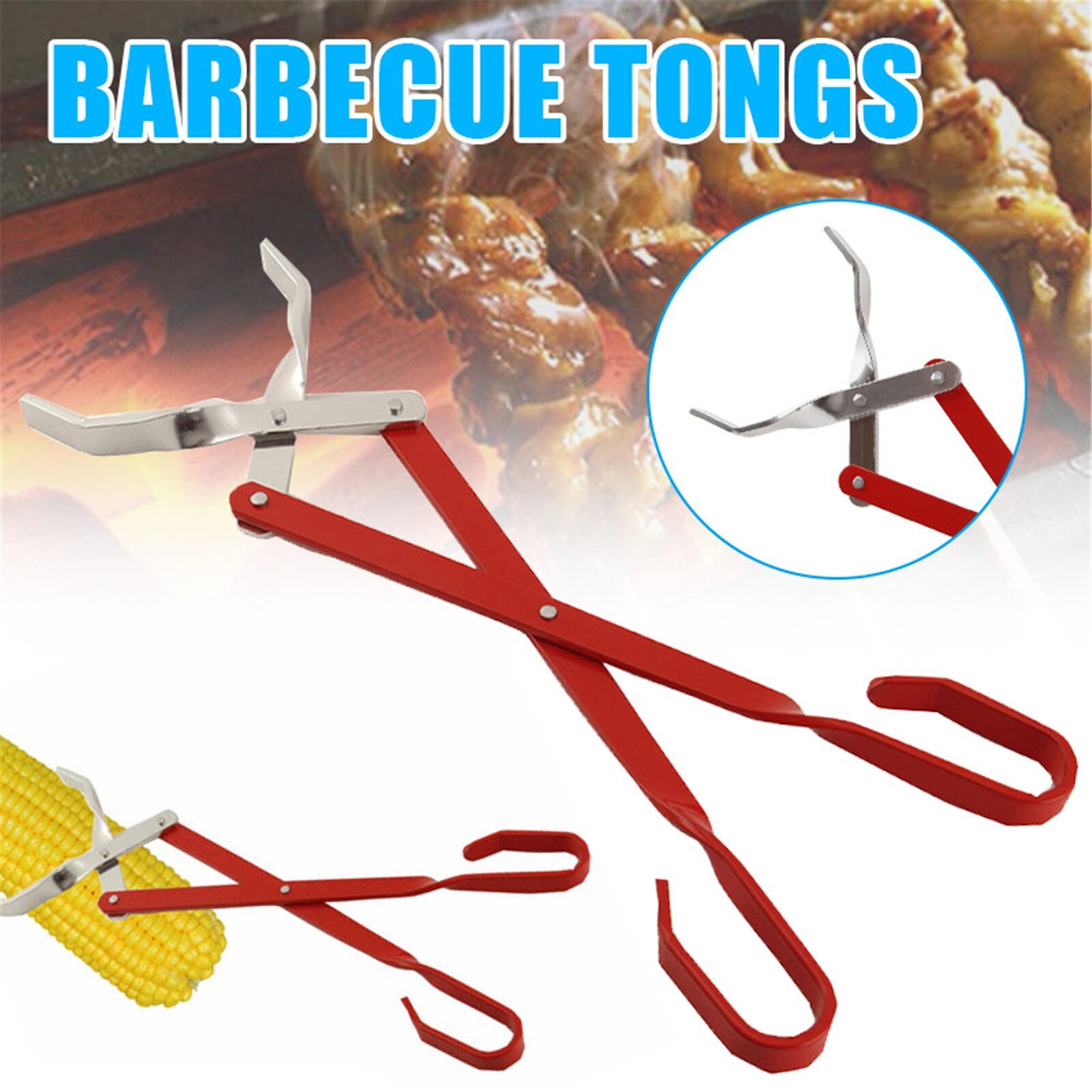 Barbecue Carbon Clip Ergonomie Duurzaam Koken Tong... – Vicedeal
