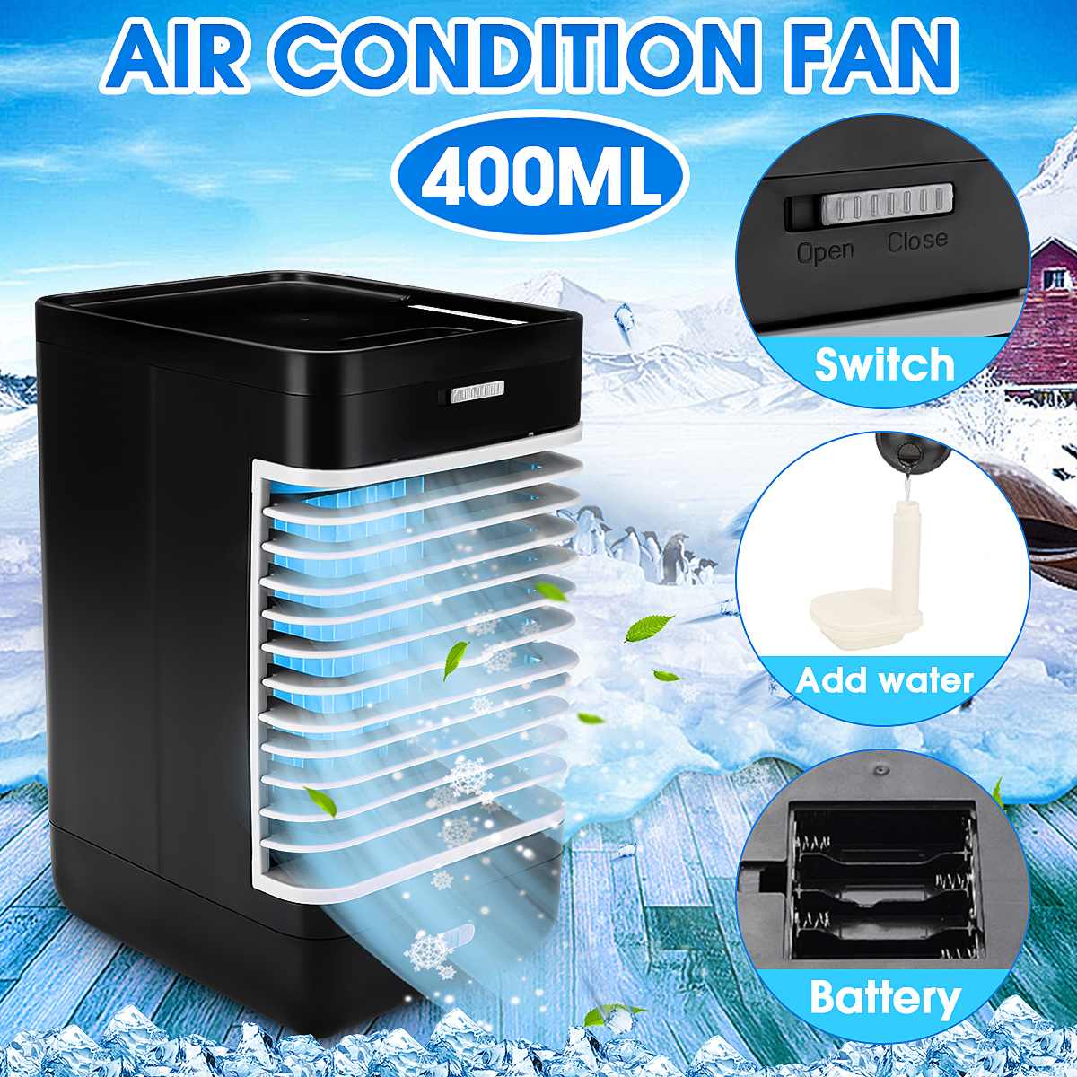 AC220V Mini Portable Air Conditioner Humidifier Pu... – Grandado