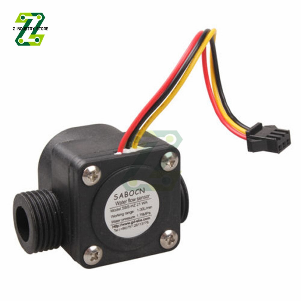 4" Water Flow Sensor Fluid Flowmeter Switch C... – Grandado