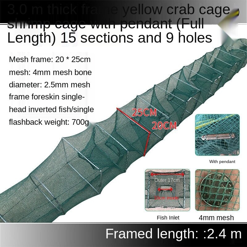 Shrimp fishing net lobster ground net catching lob... – Vicedeal