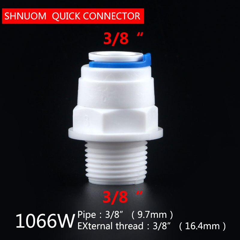 3/8 "Buitendraad Naar 3/8" Buis Directe Verbinding... – Vicedeal