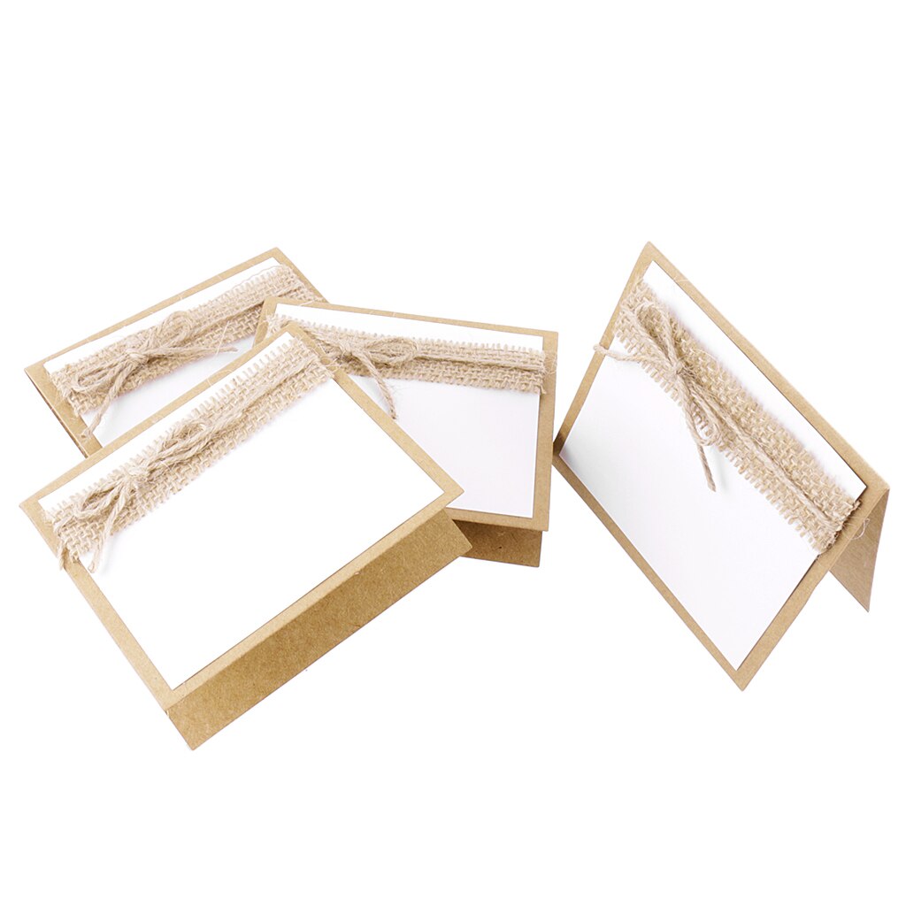 10x Guest Party Name Table Place Cards for Wedding... – Grandado