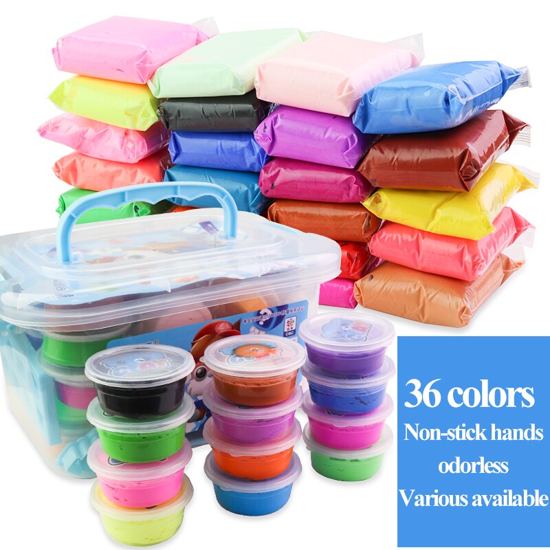 LANXUAN Ultra-light Clay Soft 12/24/36 Colors Ultr... – Grandado