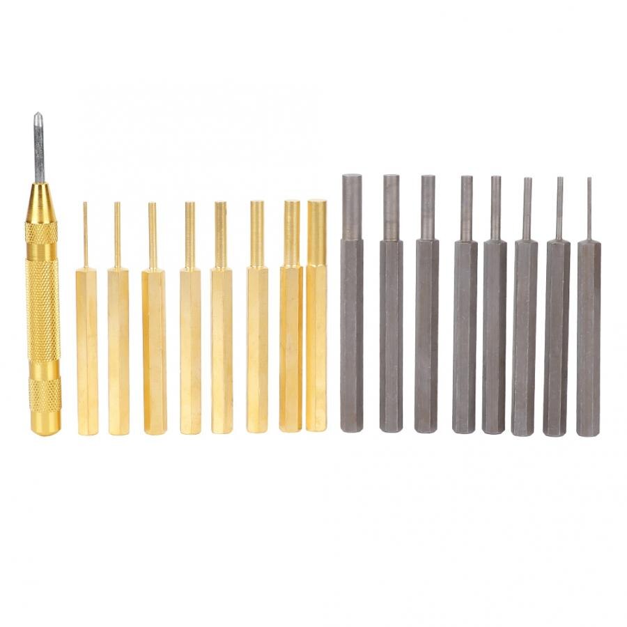 18pcs Carbon Steel Brass Punch Tool Set Leather Cr... – Grandado