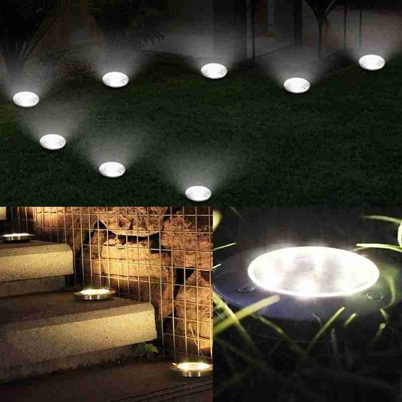 12 Led Solar Ground Light Waterproof Staircase Lig... – Vicedeal