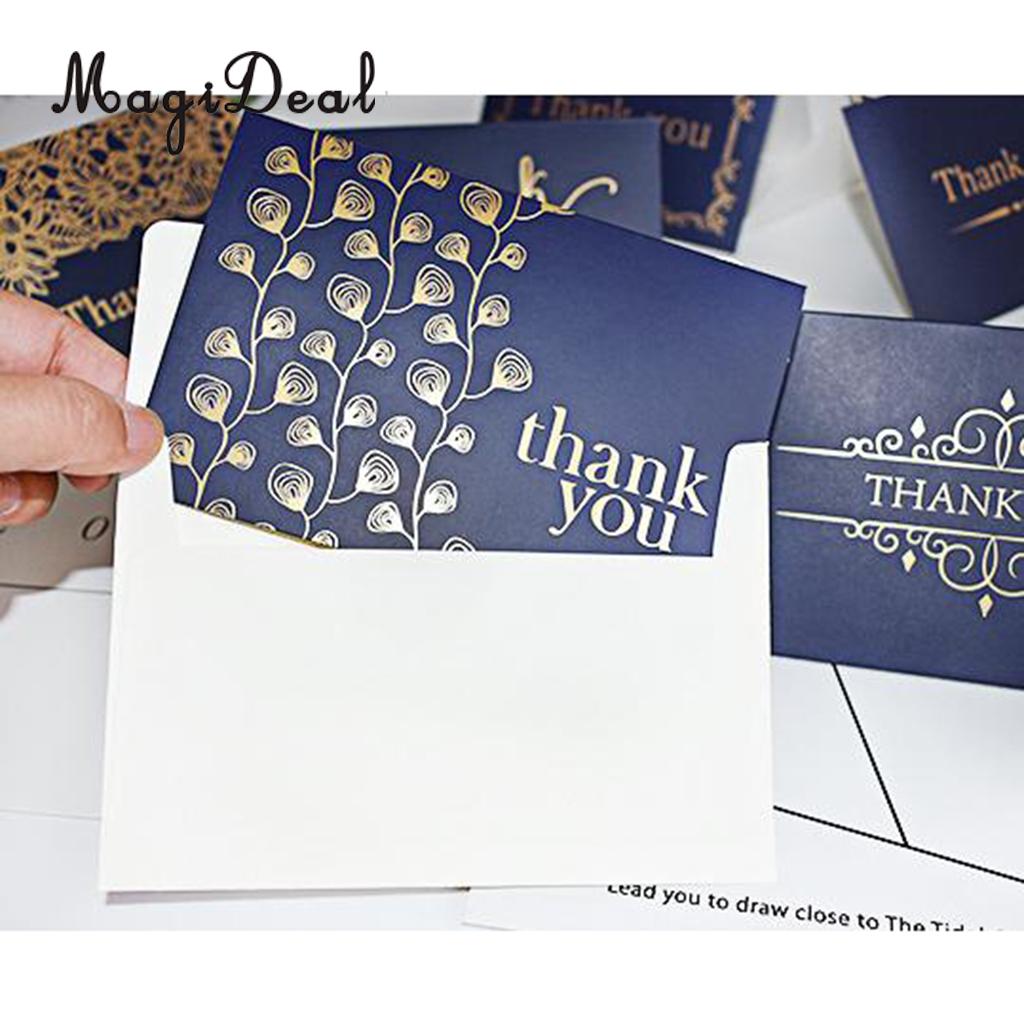 9pcs Golden Stamping Christmas Wish Card Greeting ... – Grandado