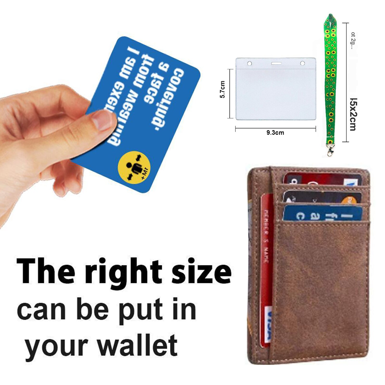 Travel ID Card Face Mask Exempt Exemption Card Hol... – Vicedeal