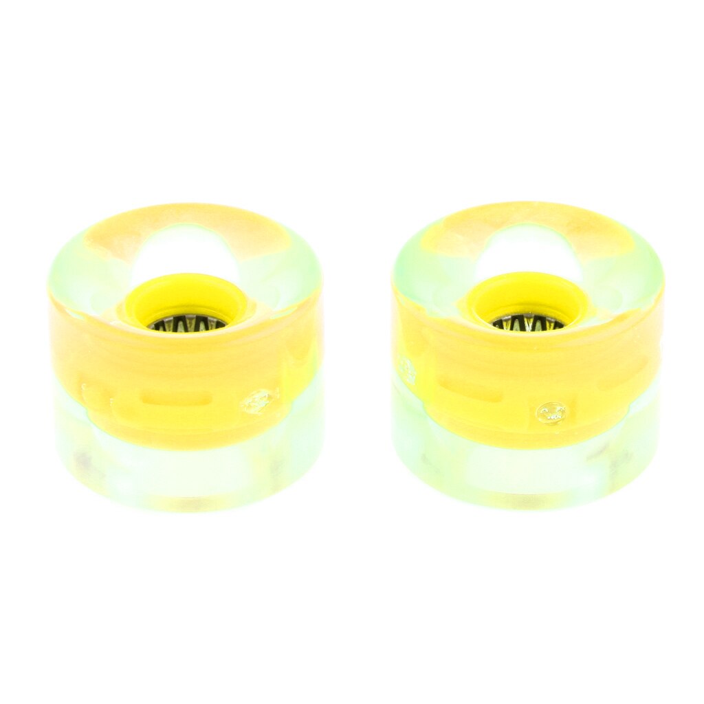 2Pcs 59mm Cool Smooth LED Light Skateboard Wheels ... – Grandado