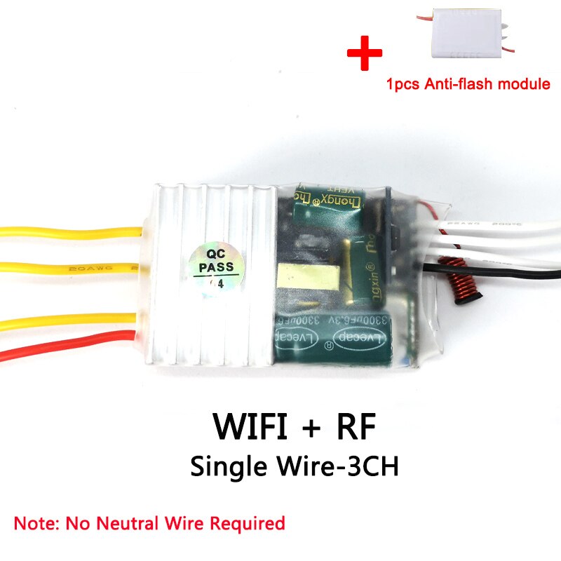 Ewelink Single Live Wire Wifi Module 1/2/3 Gang RF... – Vicedeal