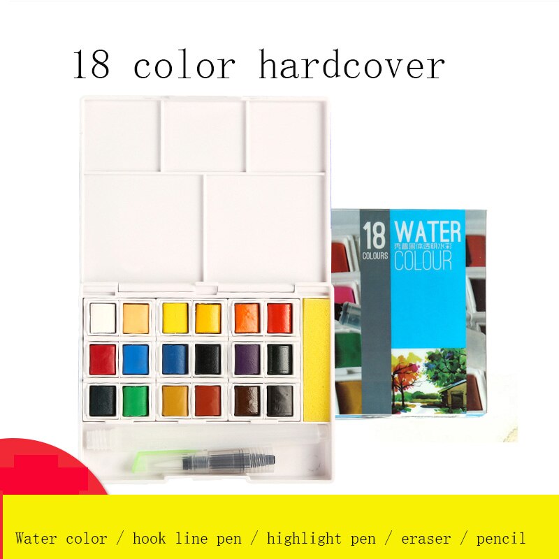 Superieure Aquarel Verf Met Penseel 12/18/24/30/36... – Grandado