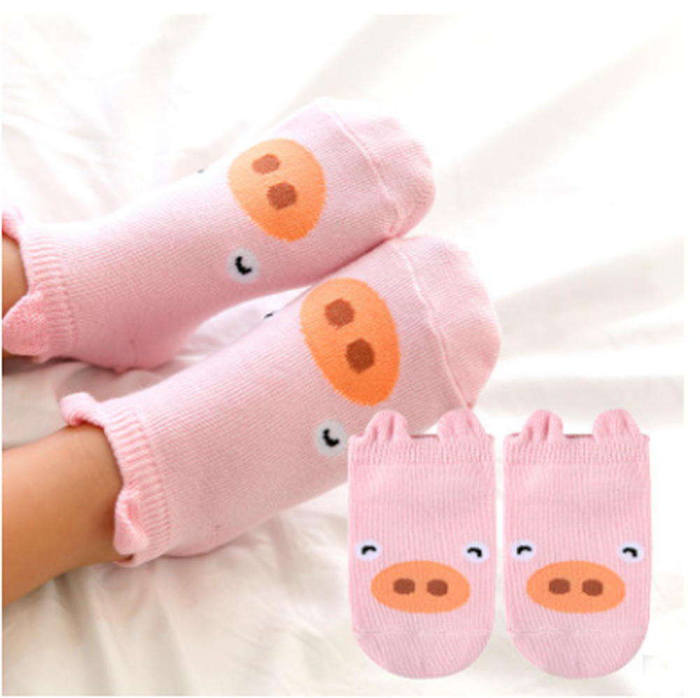 Baby Accessories Unisex Animal Socks 3D Printed Cu... – Grandado