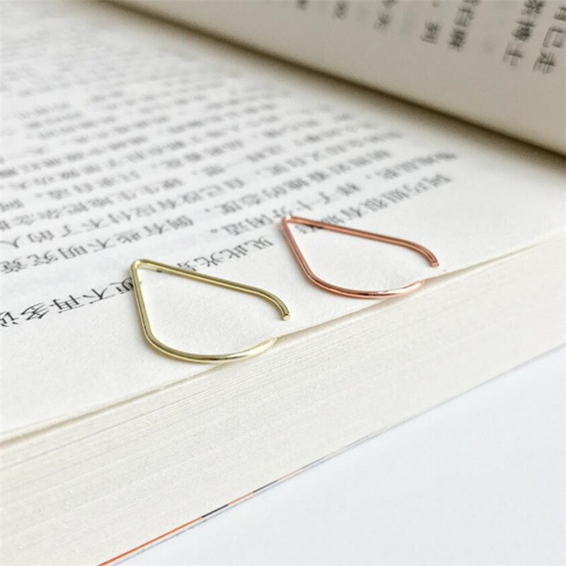 50pcs/lots 6 Colours Simple Metal Bookmark FOR BOO... – Grandado