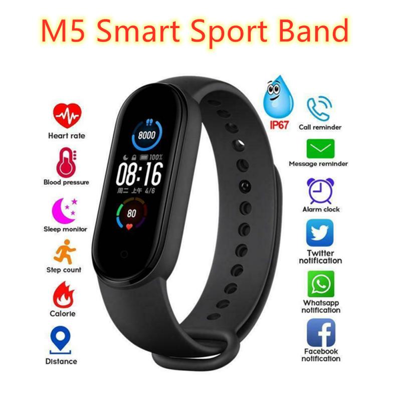 1 PCS M5 Health Bracelet Heart Rate Blood Pressure... – Vicedeal