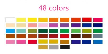 36/48/72 Colors Lapis De Cor Oil Colored Pencil Se... – Grandado