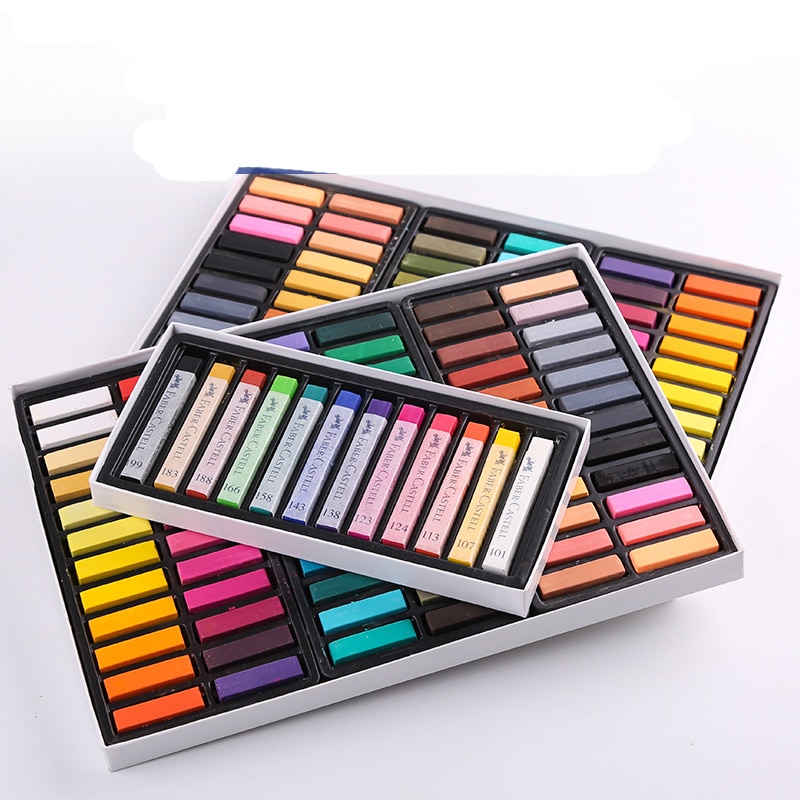 12/24/36/48/72 renkler boyama boya kalemi yumuşak Pastel seti sanat ...
