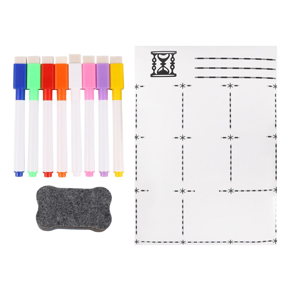 1 Set Schedule Board Message Board Magnetic Plan S... – Vicedeal