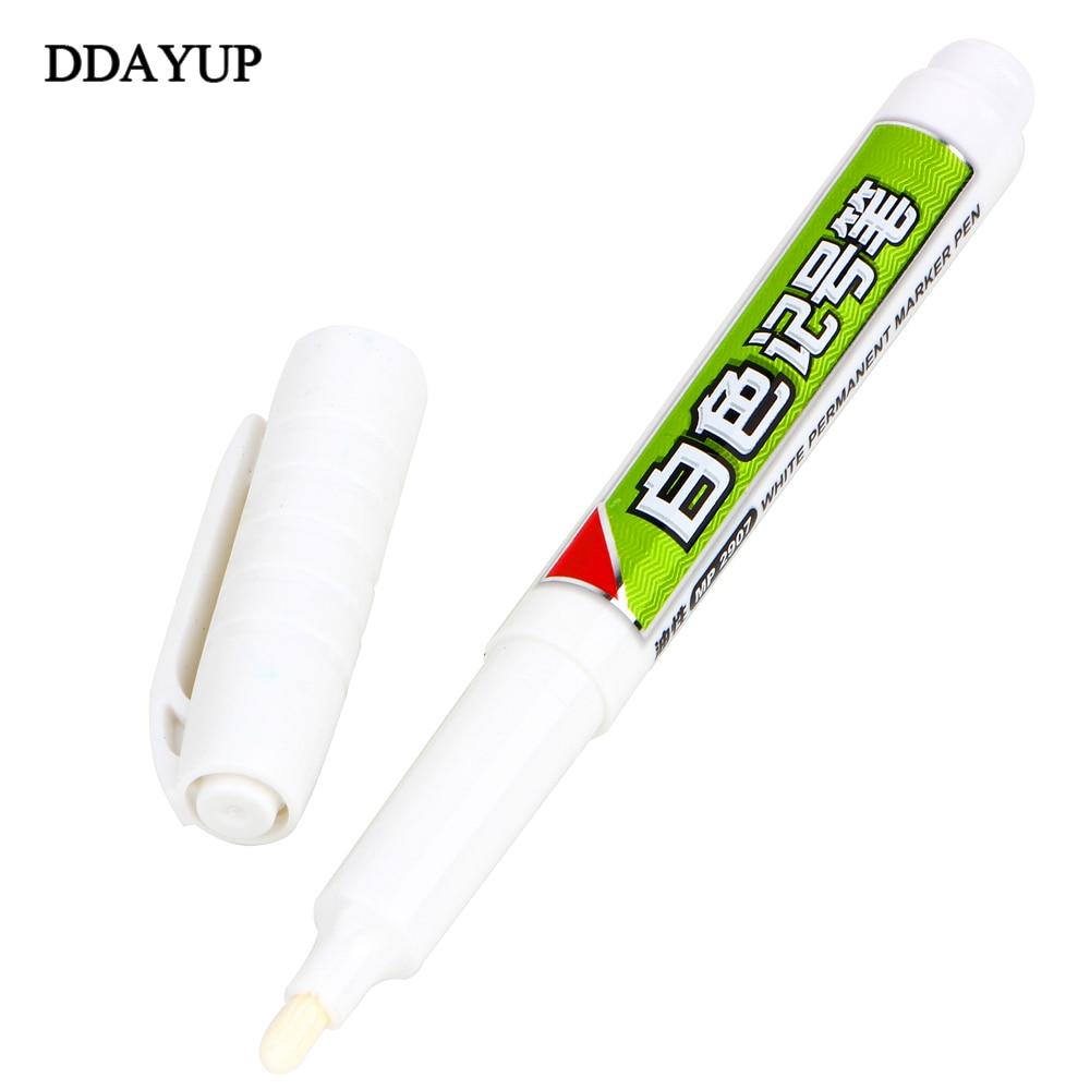 4pcs/lot Permanent Marker White Oil-Ink Marker Pen... – Grandado