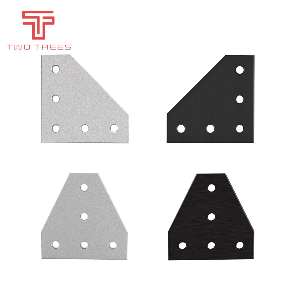5 holes 90 degree joint board plate corner angle b... – Grandado