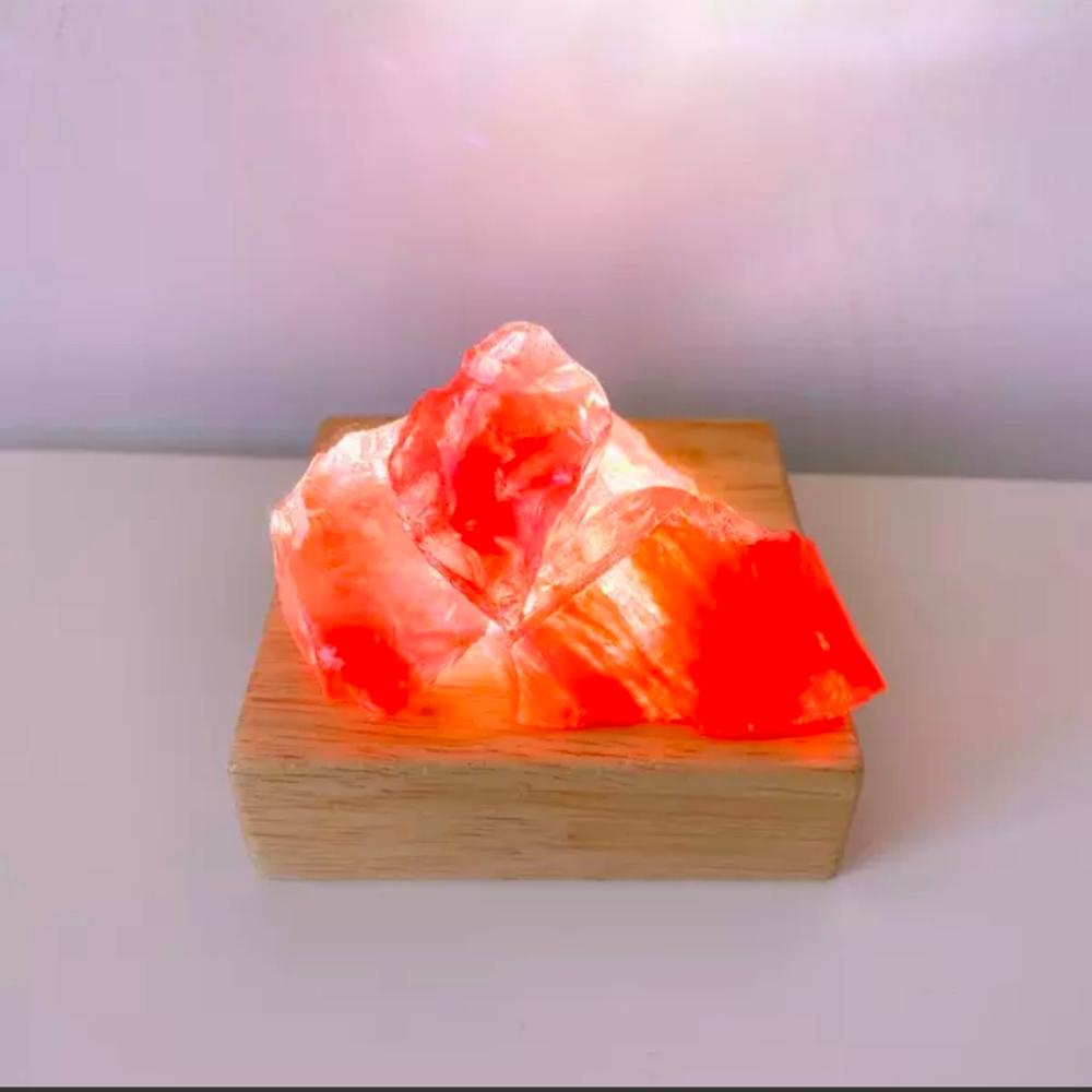 Natural de cristal rojo sandía piedra aromático pi... – Grandado